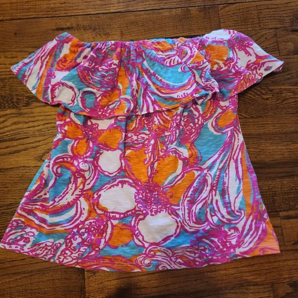 Lilly Pulitzer | Tops | Lilly Pulitzer Wiley Tube Top Capri Pink Samba ...
